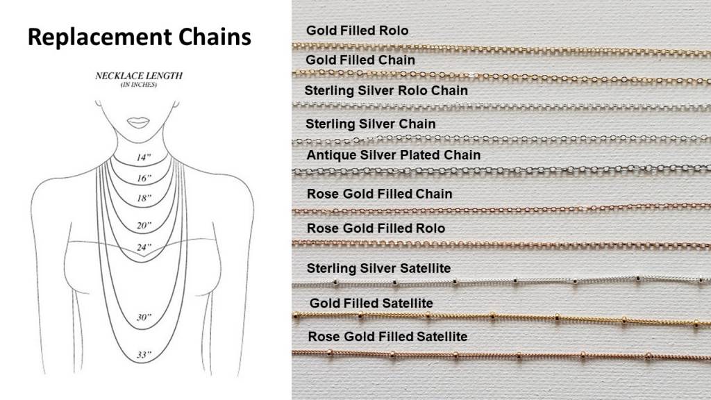 Replacement Chain - Disc Necklaces, Lockets, and Necklaces with ...